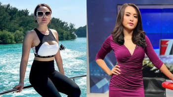 Potret Prima Alvernia si Presenter Cantik, Pakai Rok Mini Naik ...
