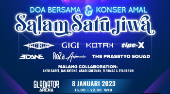 Peduli Keluarga Korban Kanjuruhan, GIGI hingga KOTAK Tampil di Konser Amal `Salam Satu Jiwa ...