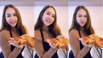 5 Potret Aura Kasih Jadi Chef Cantik Bikin Roti, Mommy Cantik Makin ...