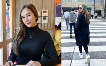 6 Potret Aura Kasih Liburan di Jepang, Disebut Mirip Rose BLACKPINK ...