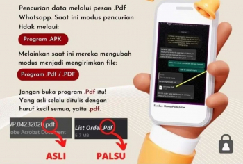 Awas File PDF Palsu Beredar lewat WhatsApp, Begini Ciri-cirinya | News+ ...