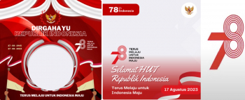 131 Link Twibbon HUT ke 78 RI 2023 untuk Ulang Tahun Kemerdekaan 17 Agustus 2023 | News+ on RCTI+