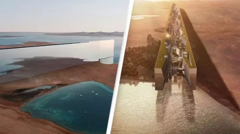 Pembangunan Gedung Pencakar Langit The Line Arab Saudi Resmi Berjalan ...